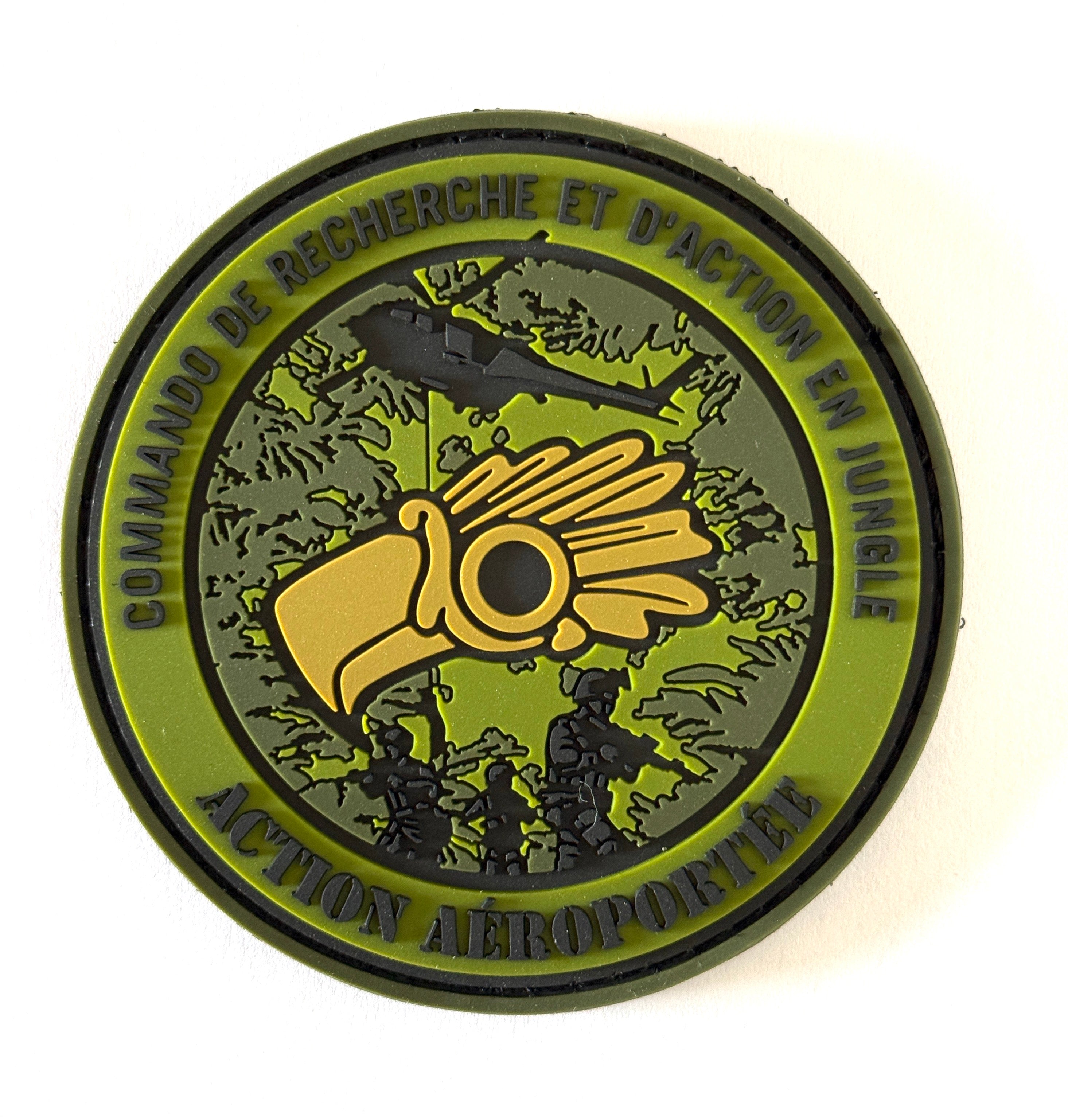 NOUVEAU Patch PVC officiel CRAJ "Action aéroportée" – Soutien Commando