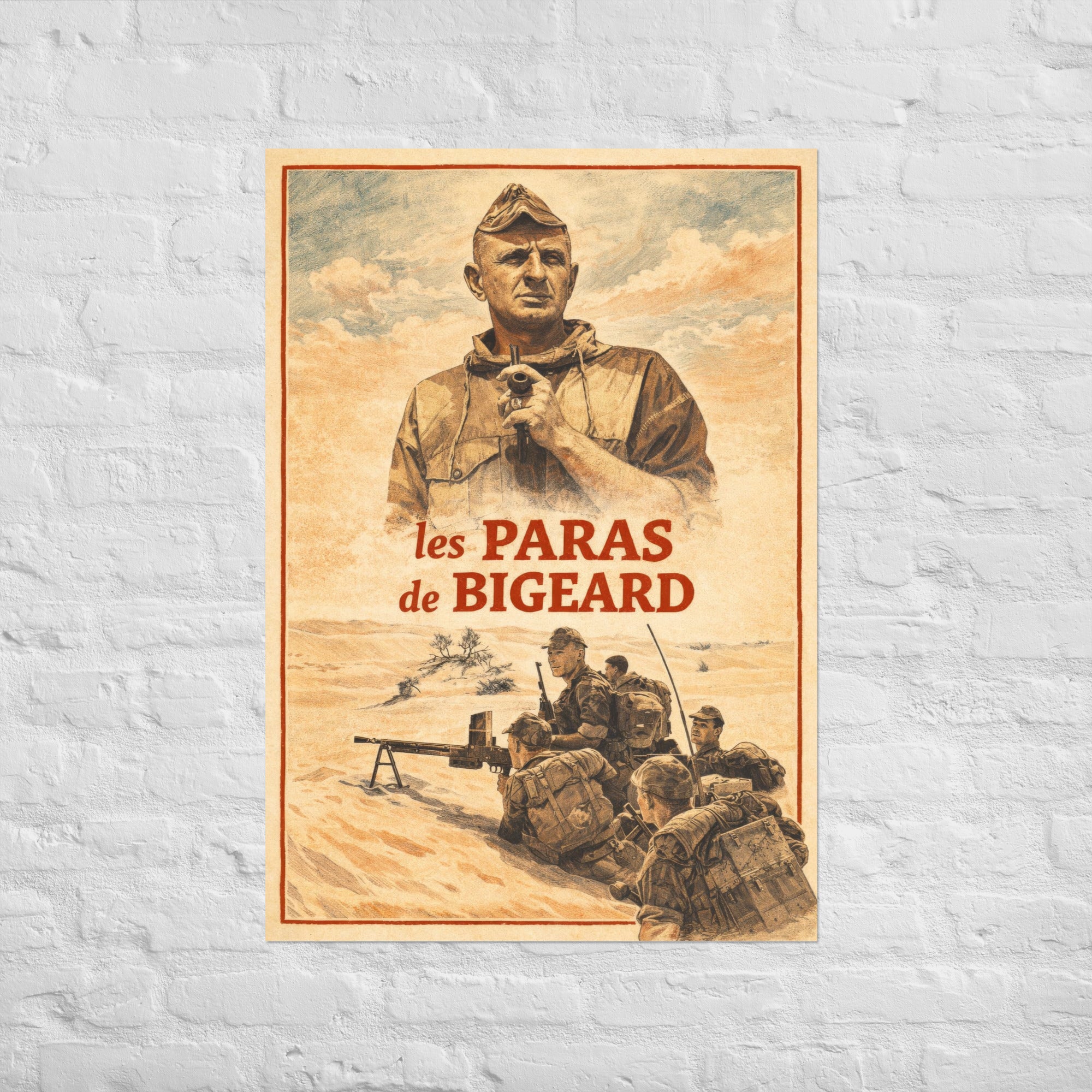 Poster - Les Paras de Bigeard - Good Morning Army – Soutien Commando