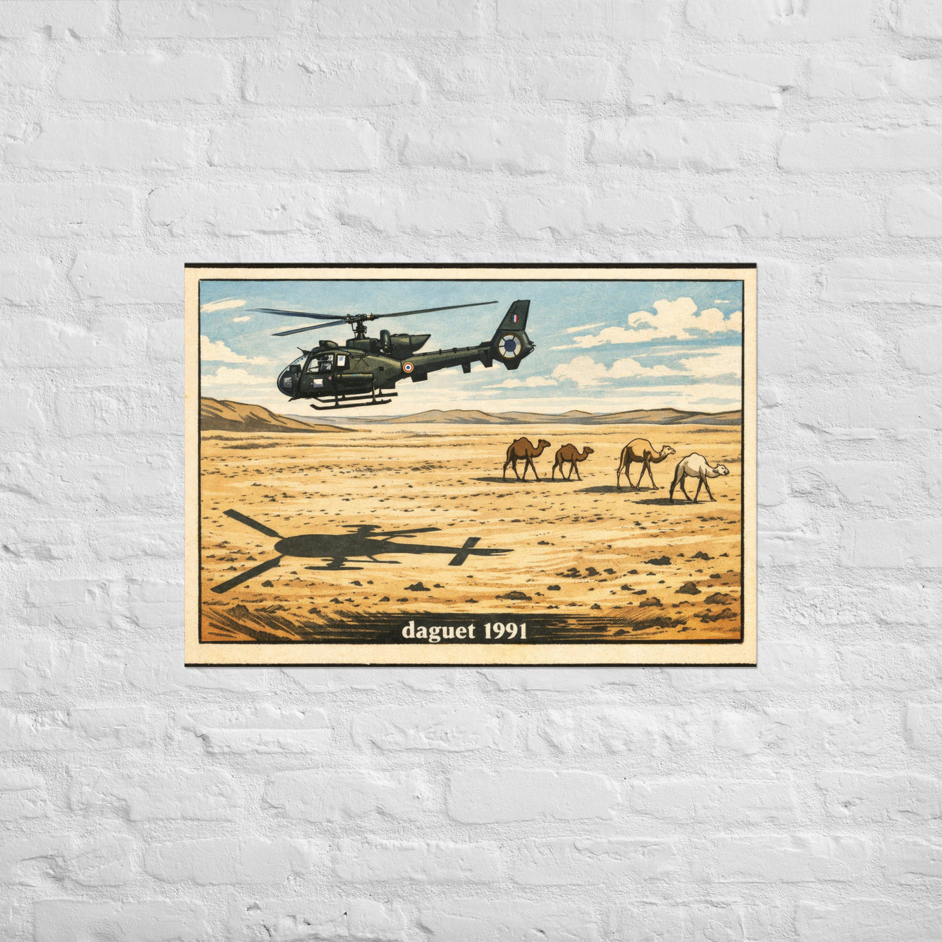 Poster - Daguet 1991 - Good Morning Army – Soutien Commando