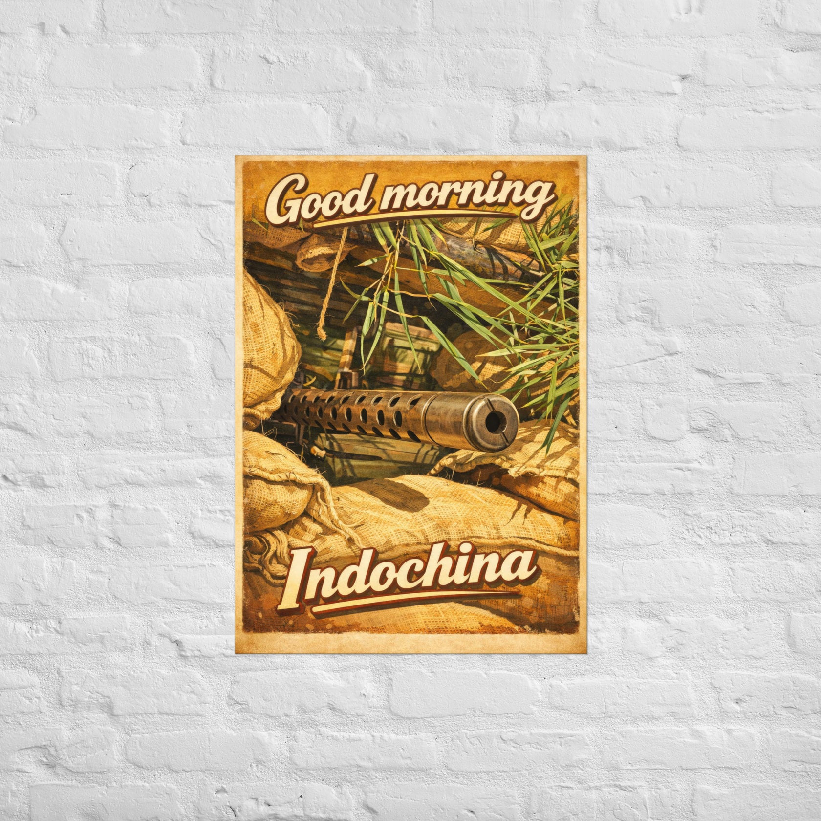 Poster - Good Morning Indochina - Good Morning Army – Soutien Commando