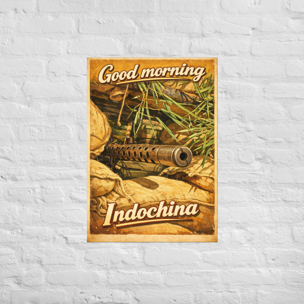 Poster - Good Morning Indochina - Good Morning Army – Soutien Commando